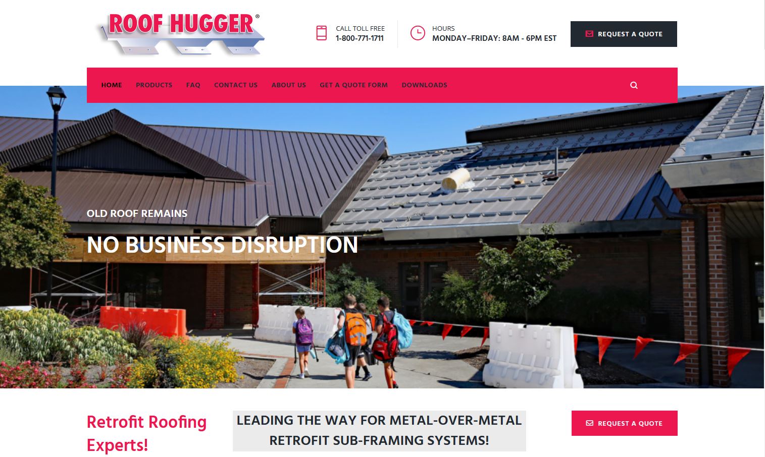 Roof Hugger Unveils New Website - Roofing