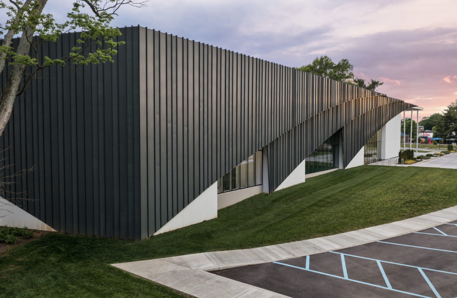 Award-Winning, LEED Gold Library Features Zinc Cladding - Roofing