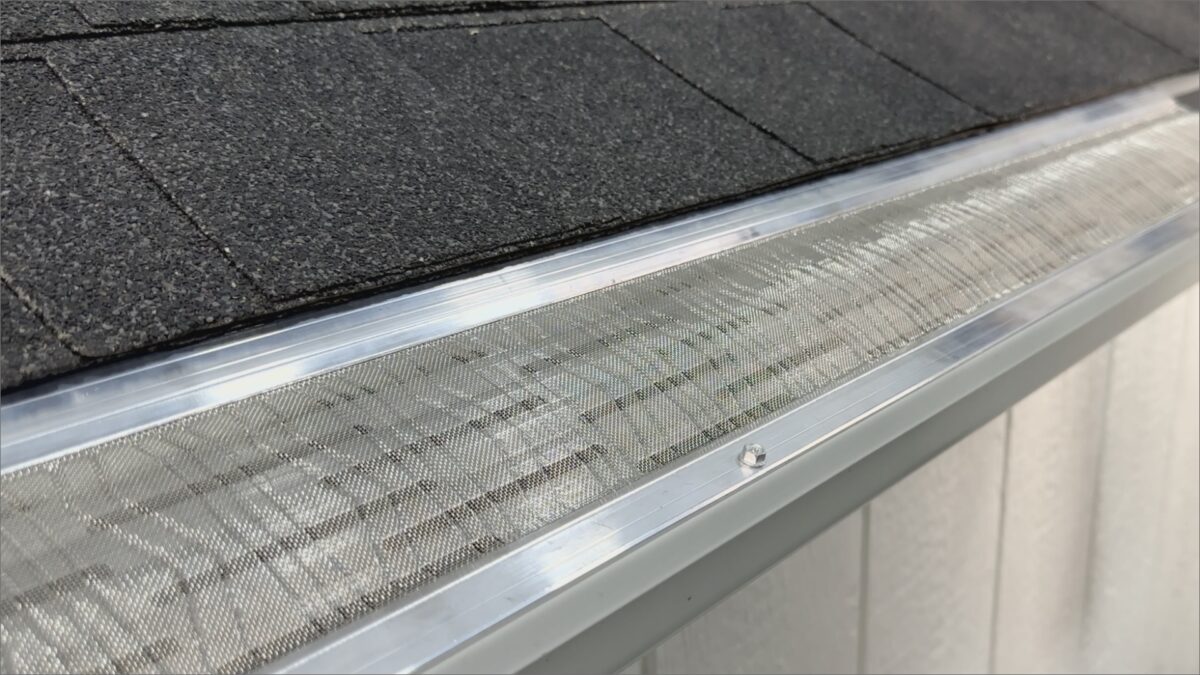 Frame-Reinforced, Stainless-Steel Micro-Mesh Gutter Guard - Roofing