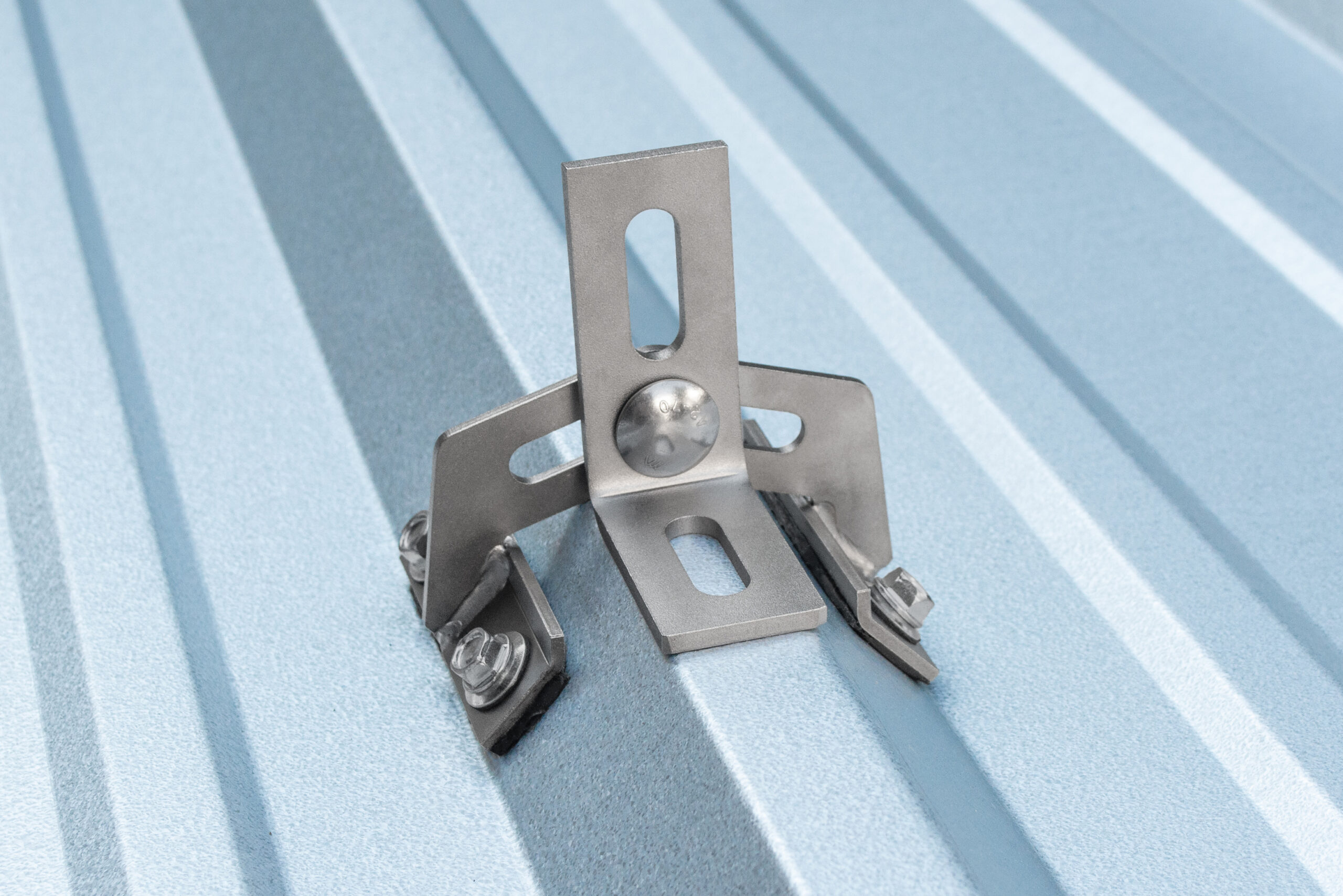 Solar Mount for Exposed Fastener, Trapezoidal, and Ribbed Metal Roofs ...