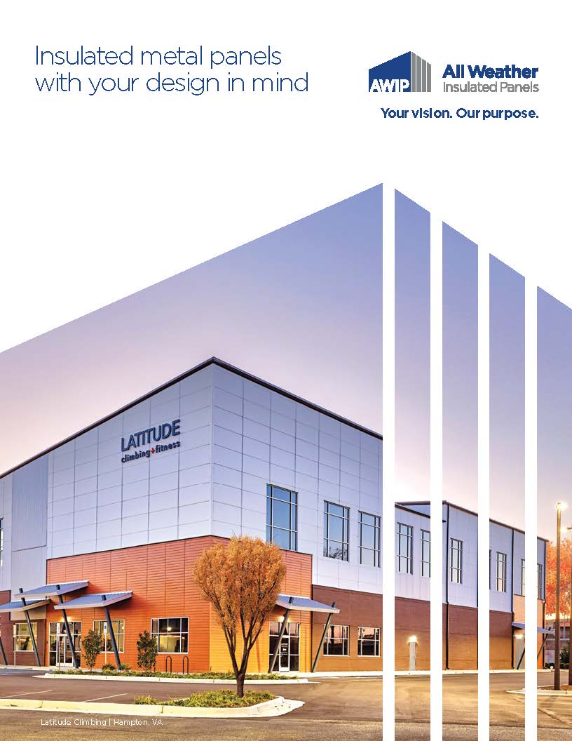 All Weather Insulated Panels Publishes New Product Catalog - Roofing