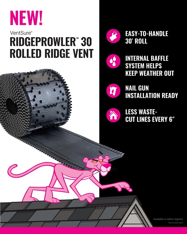 Rolled Ridge Vents - Roofing